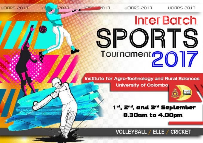 Inter Batch Sports Tournaments | University of Colombo Institute of ...